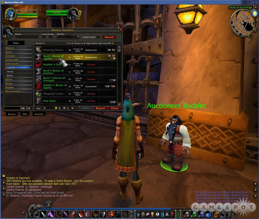 Original WoW alpha & beta screenshots